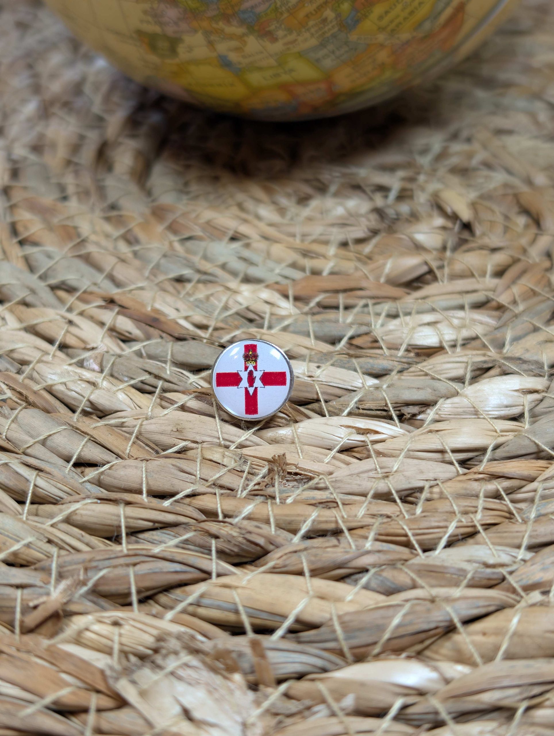 Northern Ireland Flag Map Pin - Northern Ireland Flag Map Pin For Wood Map